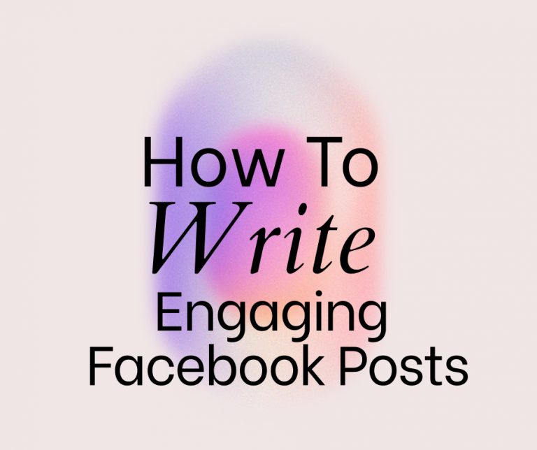 How To Write Engaging Facebook Posts - Teach me social